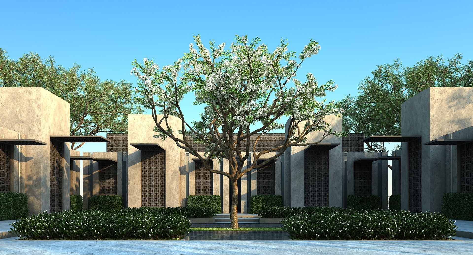 3D evergreen pear model - TurboSquid 1202093