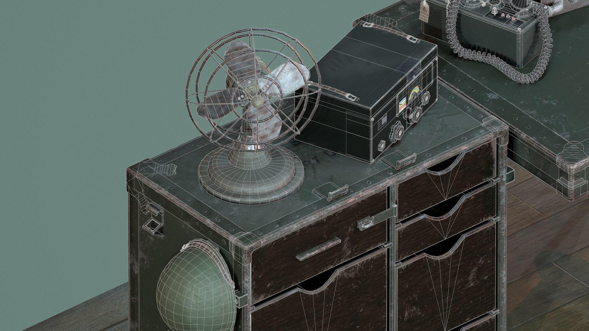 3D 2 desk setup model - TurboSquid 1552093