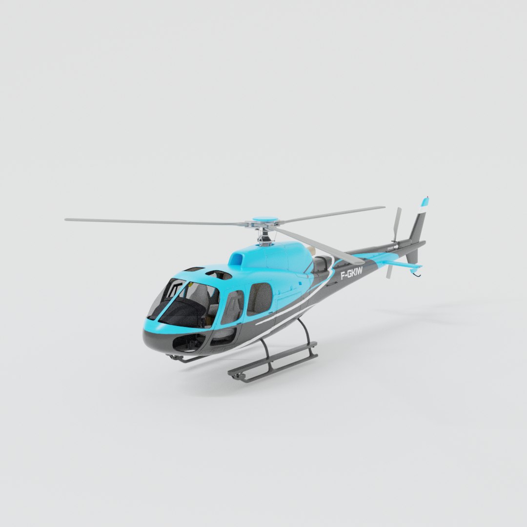 3D As350 Helicopter - TurboSquid 1780952