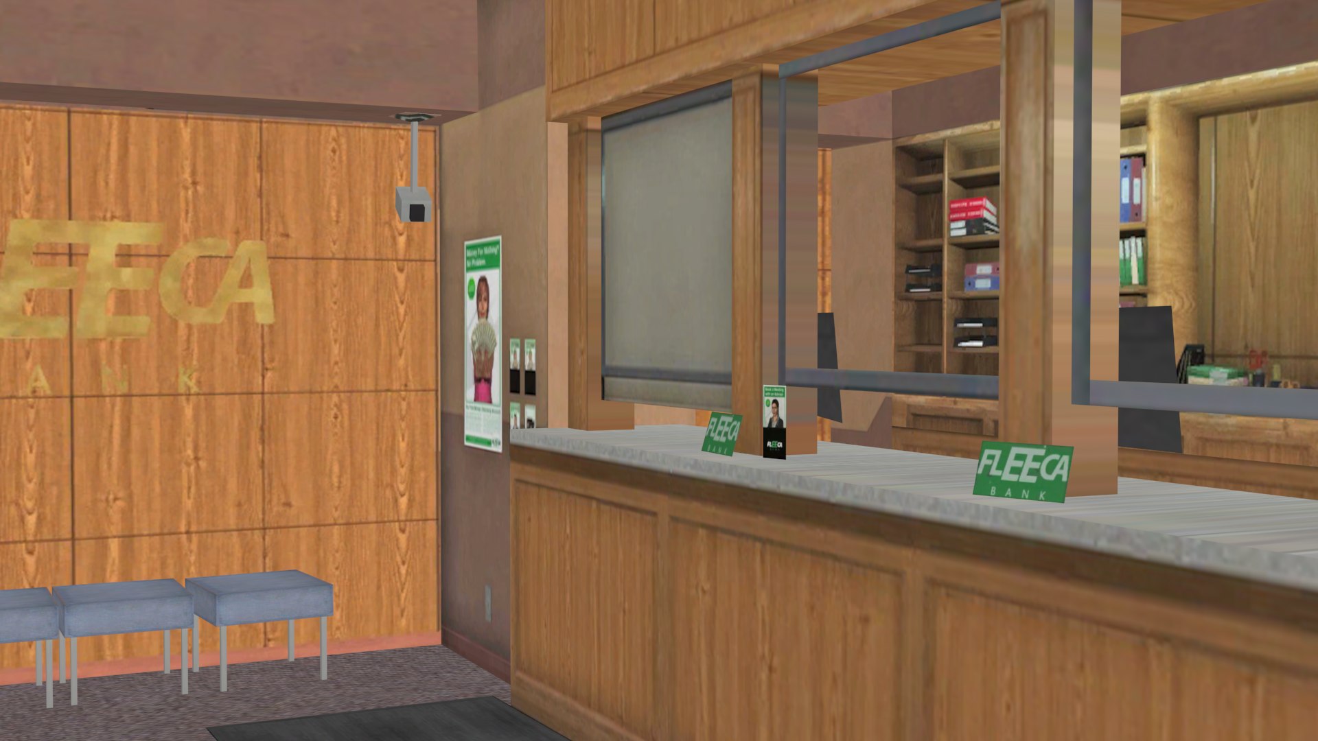 Bank Counter Low Poly GTA 5 3D Model - TurboSquid 2135645