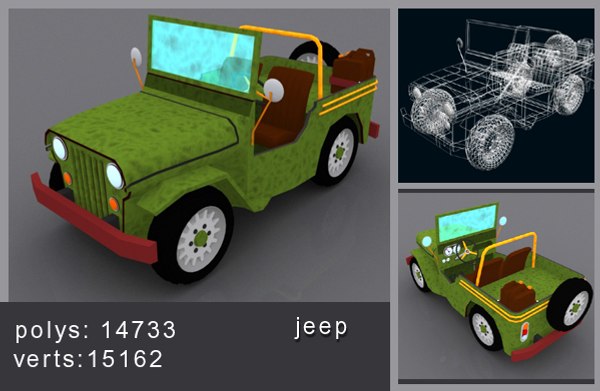 3d model jeep