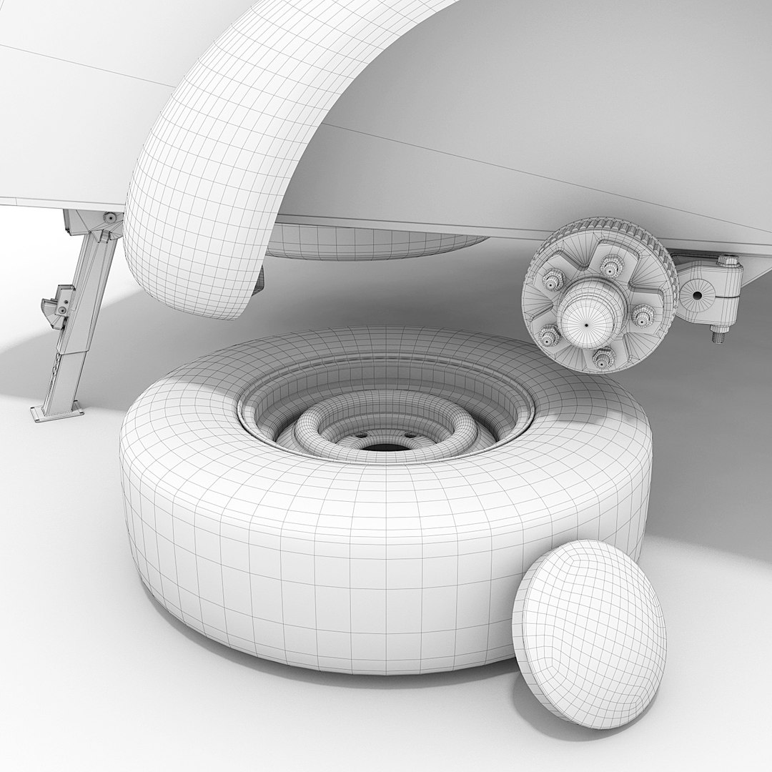 3d Model Teardrop Trailer