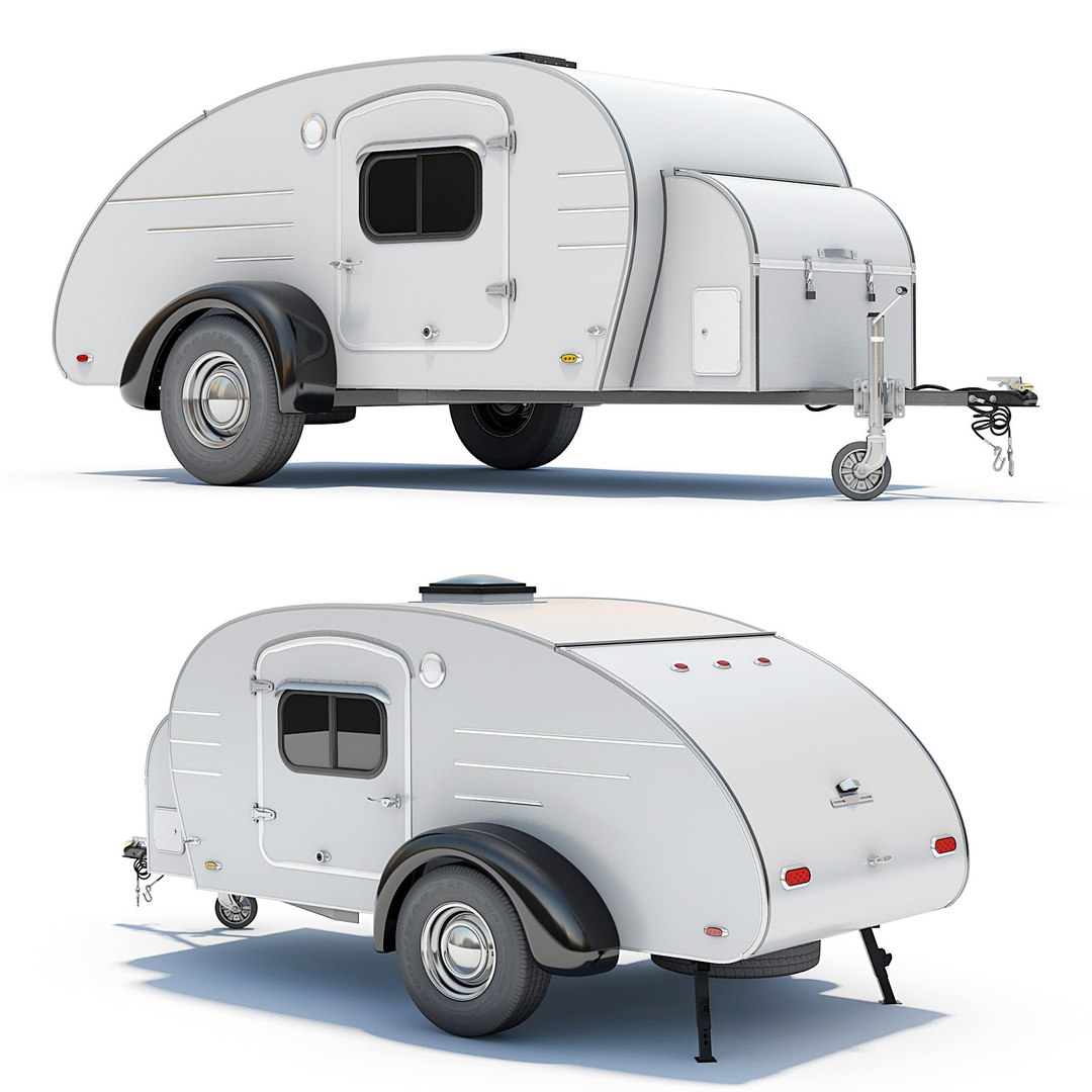 3d Model Teardrop Trailer
