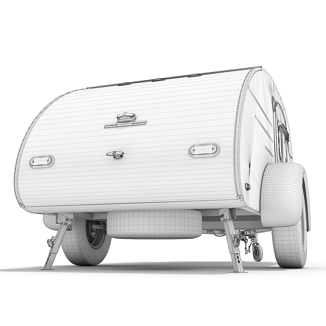 3d Model Teardrop Trailer