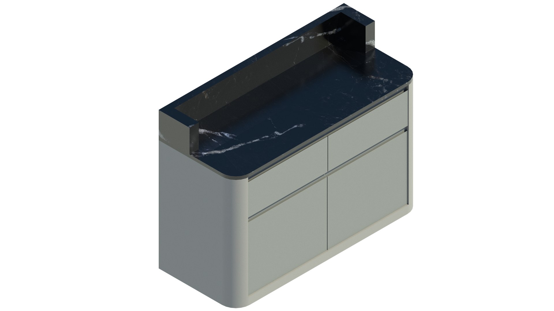 Service Counter 3D Model - TurboSquid 2008481