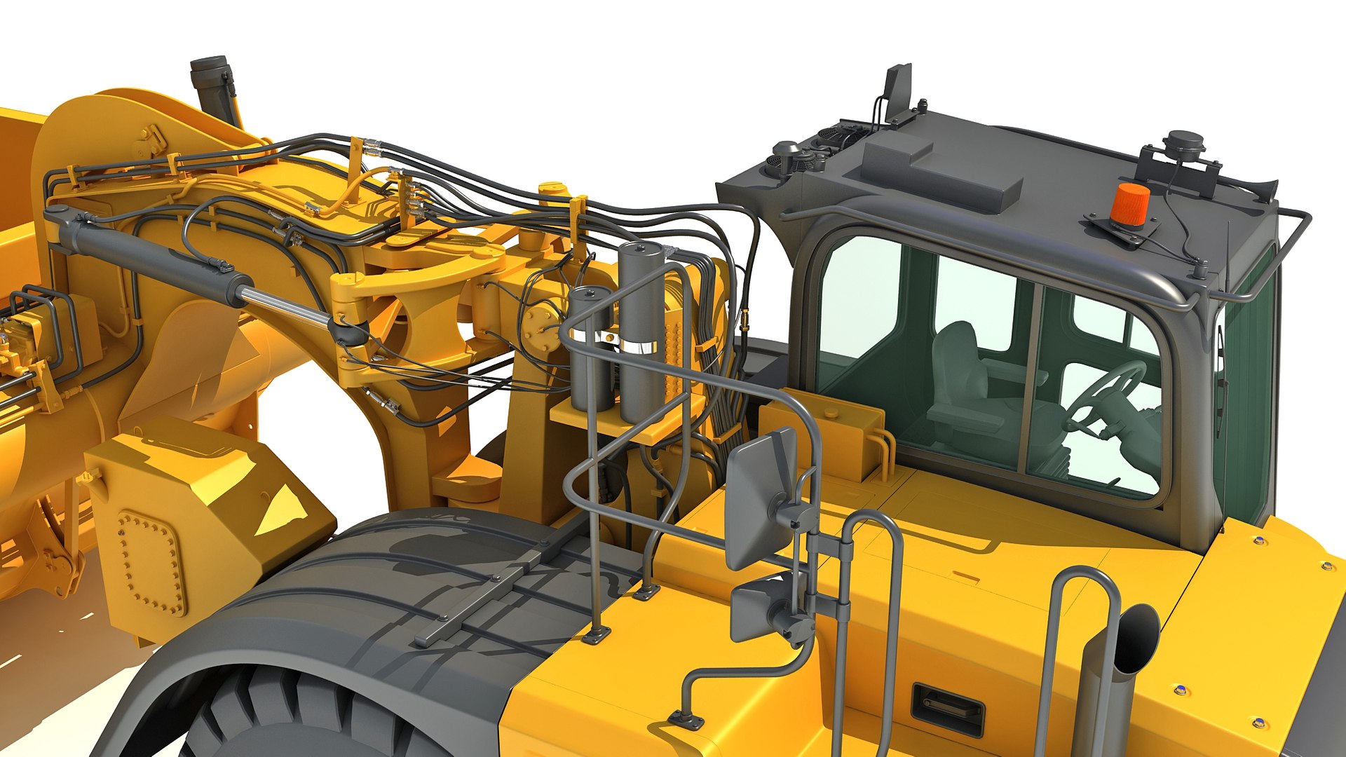 3D Tractor Scraper Model - TurboSquid 1503610