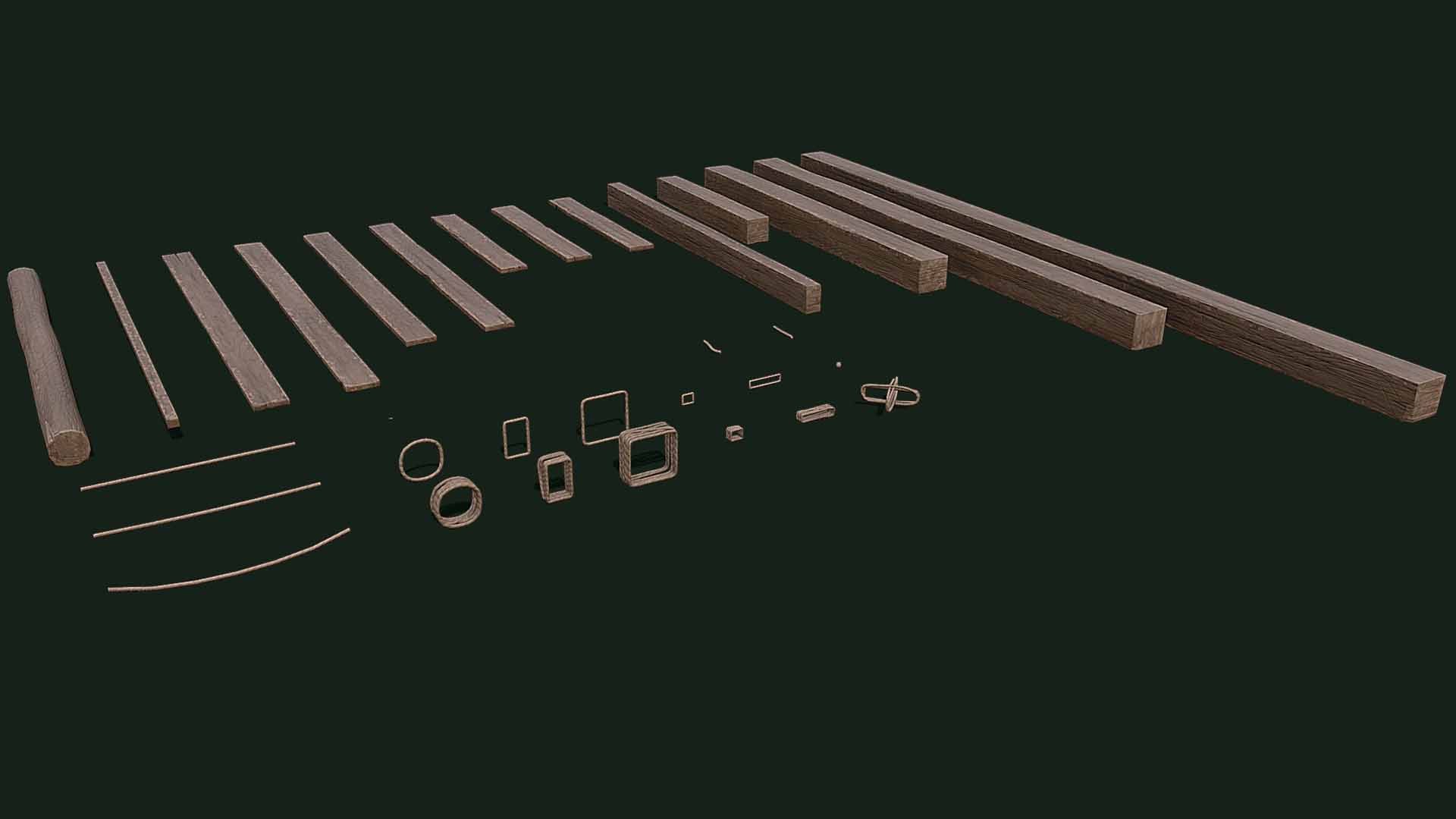 3D Modular Wood Construction - TurboSquid 2133968