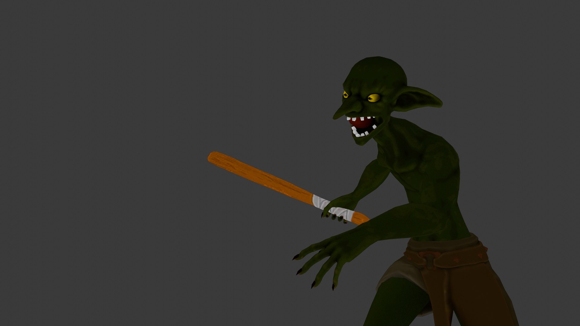 Goblin Rig Animations 3D - TurboSquid 1480519