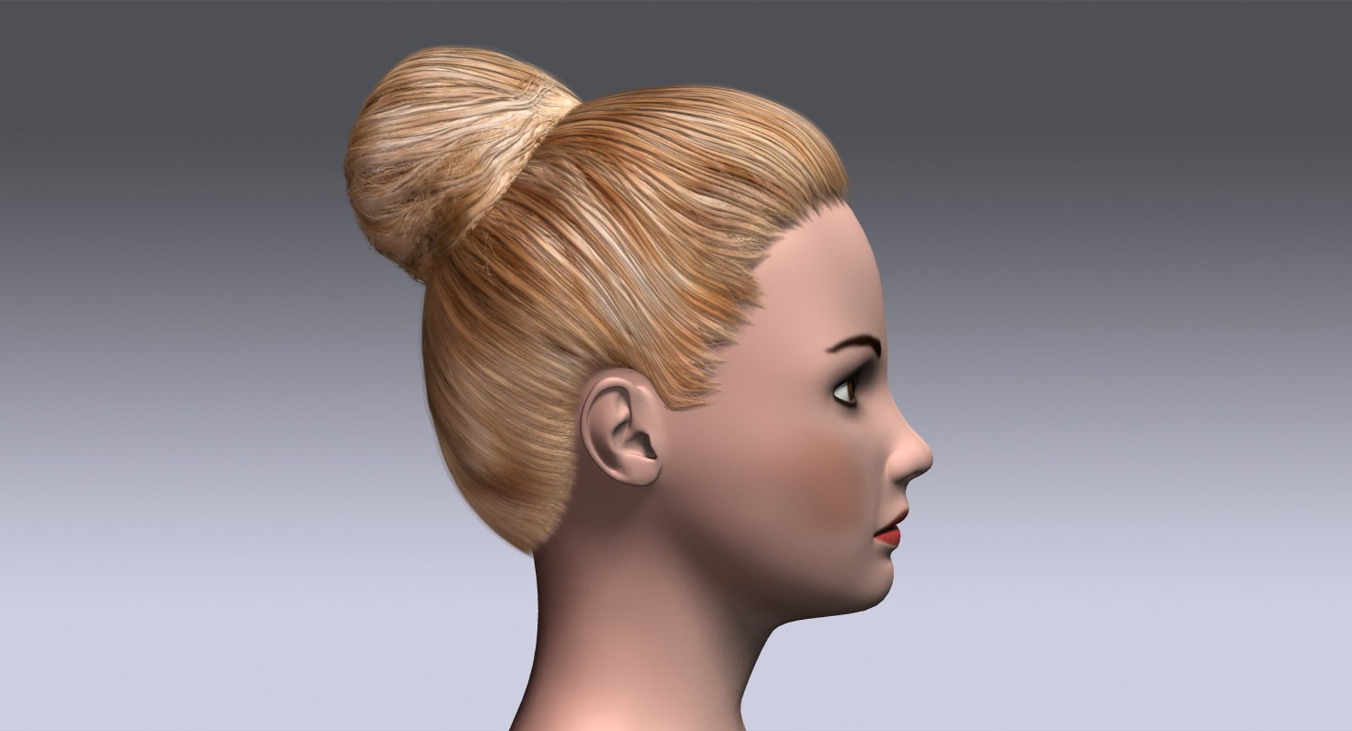 3D hairstyle 15 hair - TurboSquid 1368142