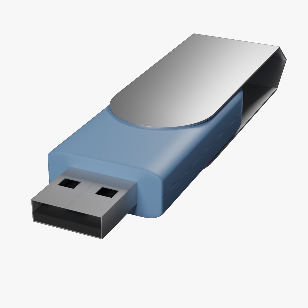 3D USB Stick - Flip Design model - TurboSquid 1742329