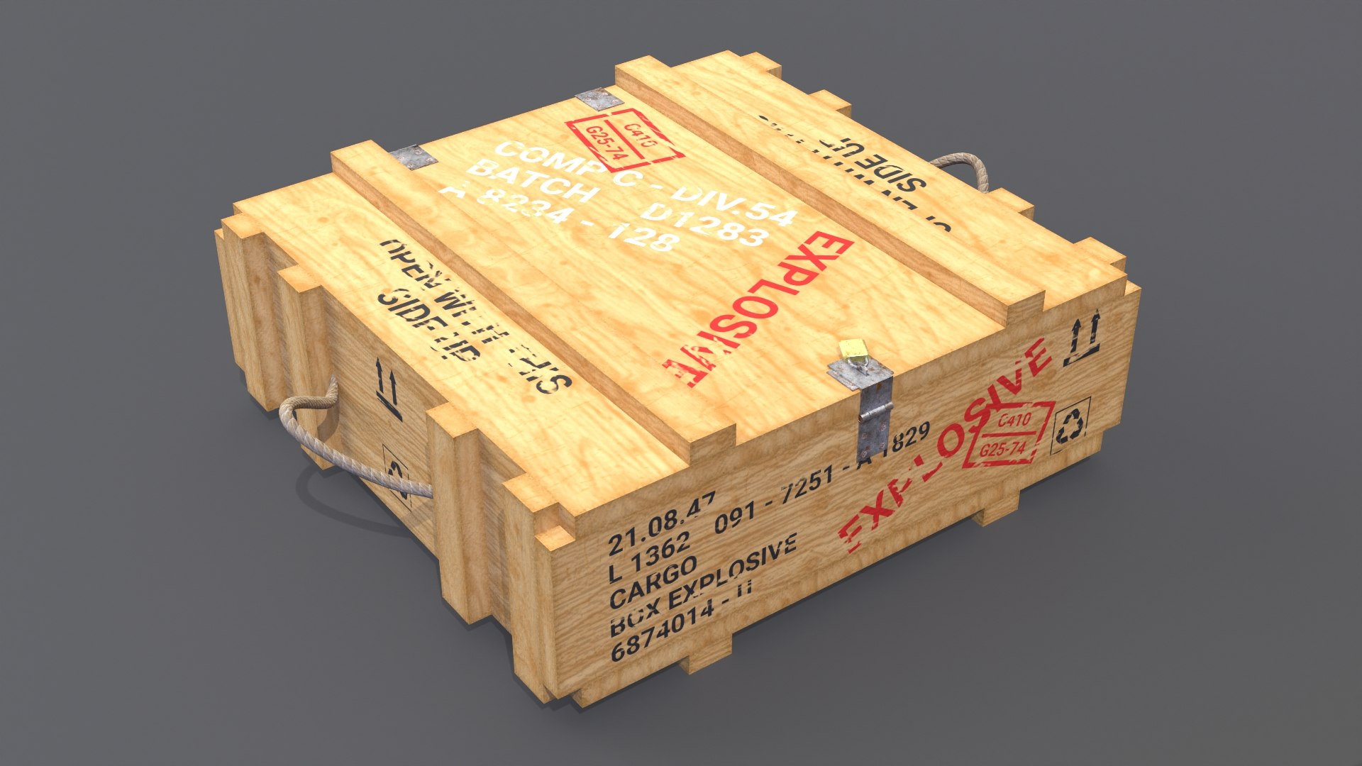 PBR Wooden Crate Pack 3D Model - TurboSquid 2134452