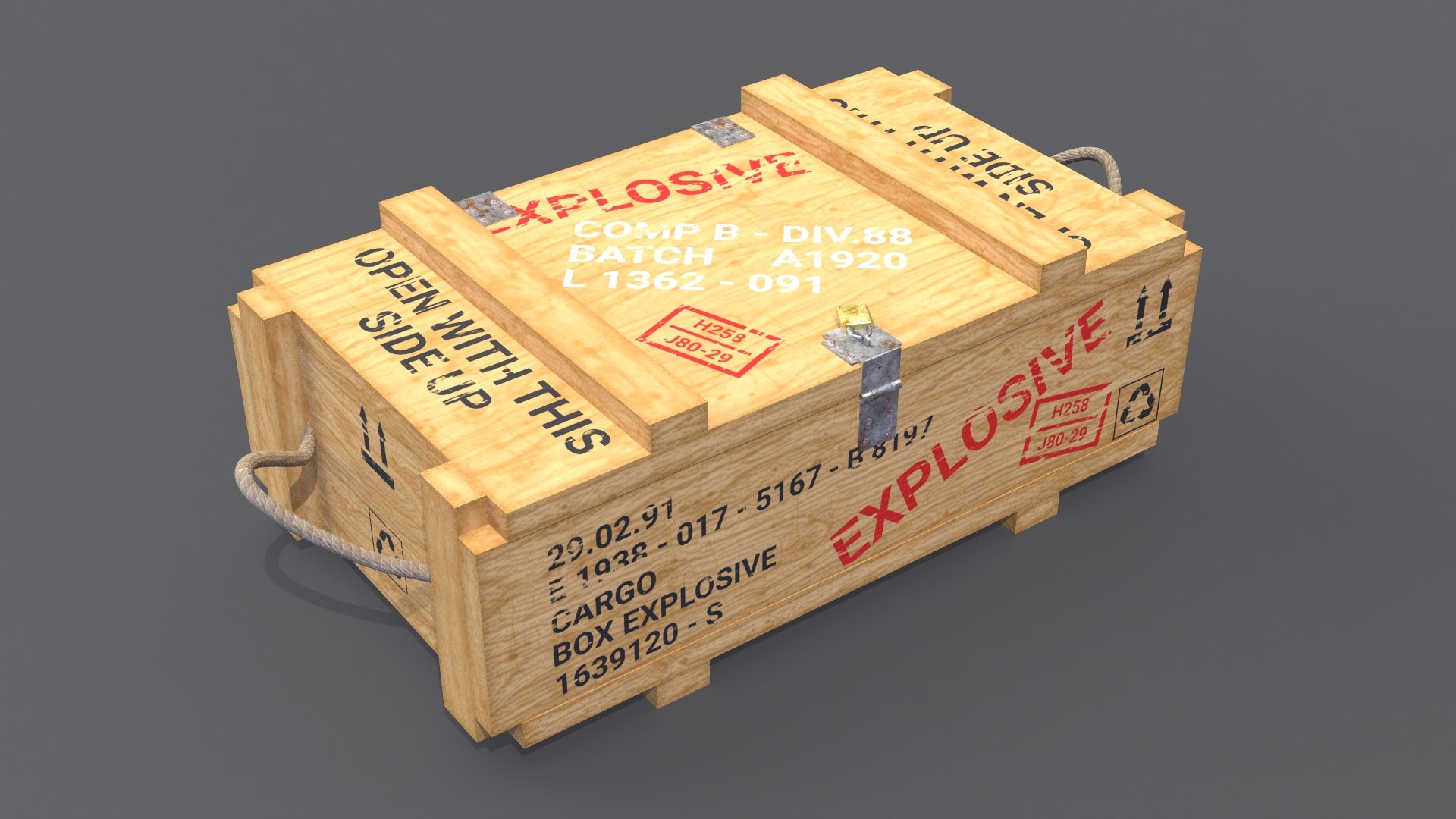 PBR Wooden Crate Pack 3D Model - TurboSquid 2134452