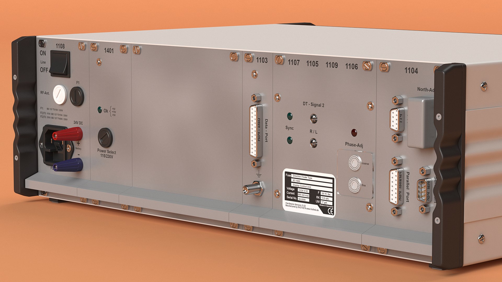 Rhotheta rt 1000 vhf 3D model - TurboSquid 1632645