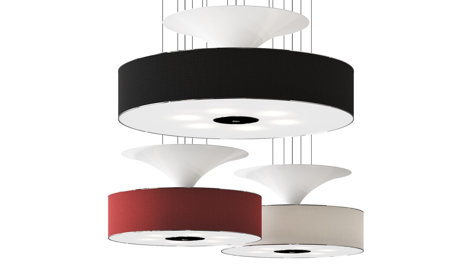 Airwave by Ilfari Pendant Lamp 3D model - TurboSquid 2106232