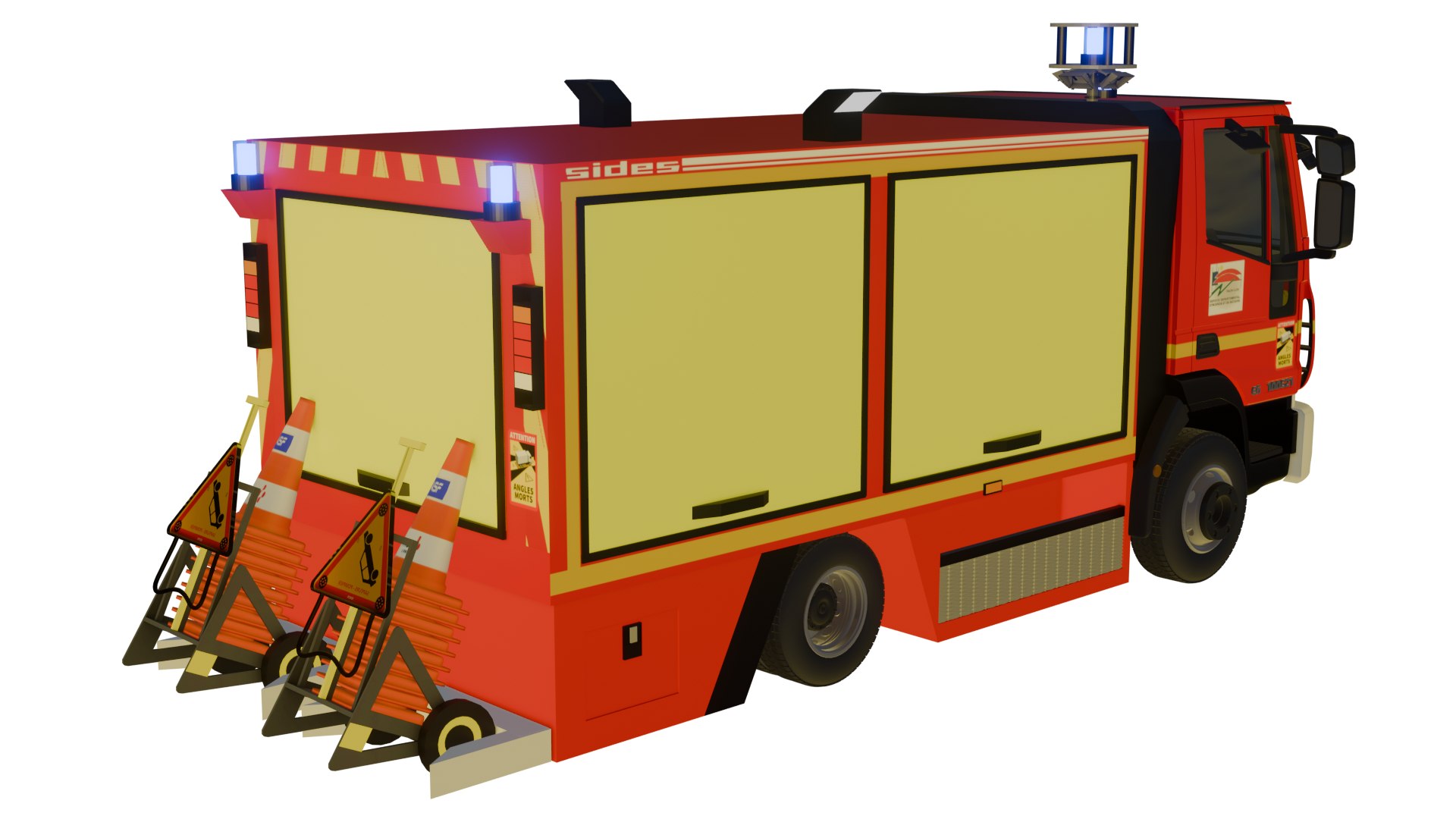 Iveco EuroCargo 2013 VSR SDIS 43 3D Model - TurboSquid 2197523