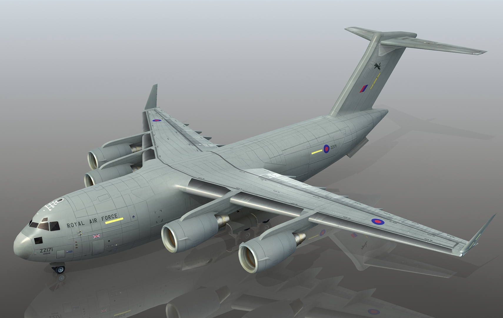 3d c-17 globemaster iii model
