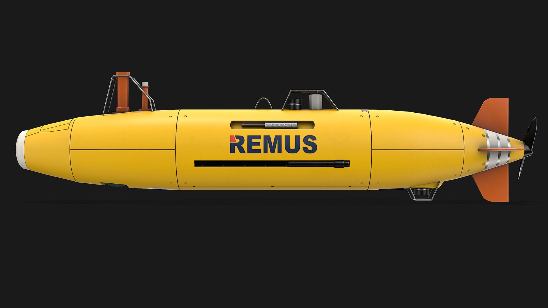 REMUS 6000 Unmanned Underwater Vehicle 3D Model - TurboSquid 2166194