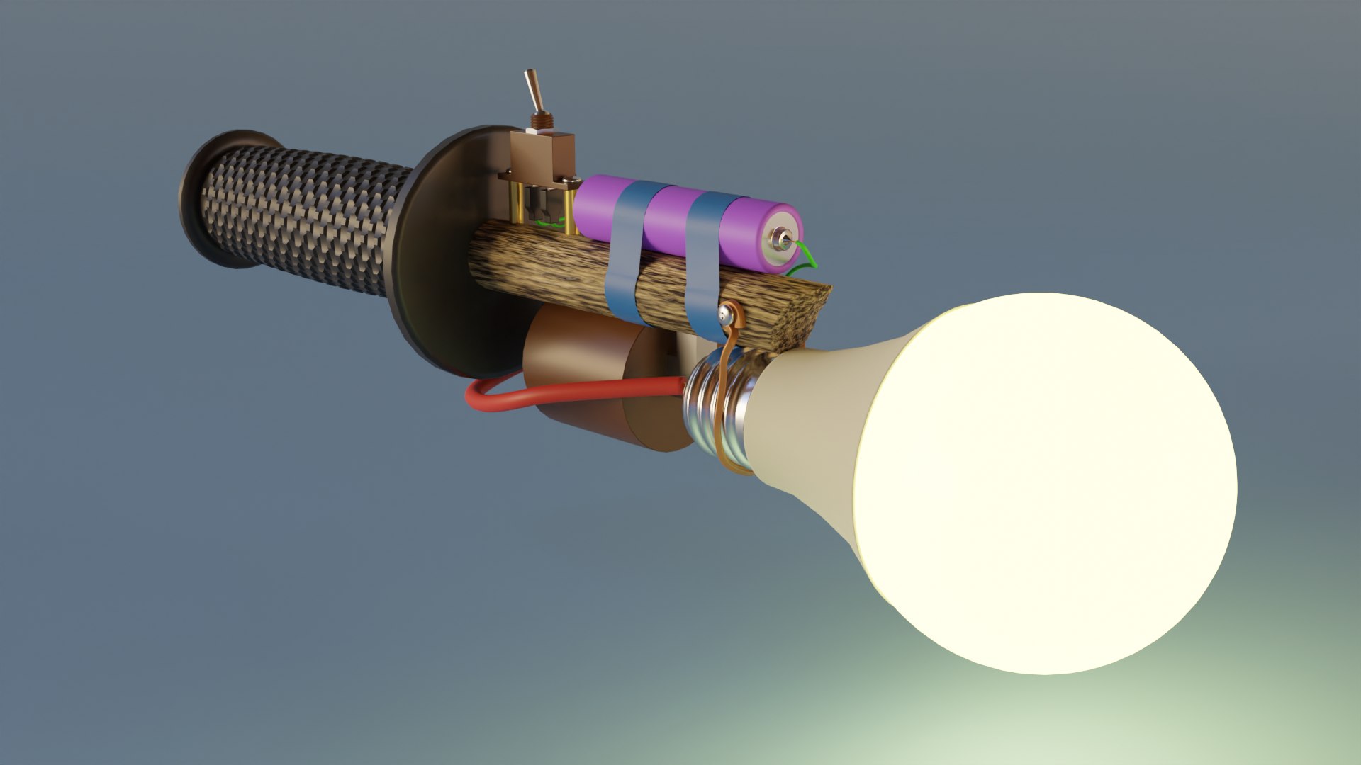 3D apocalypse flashlight model - TurboSquid 2045107