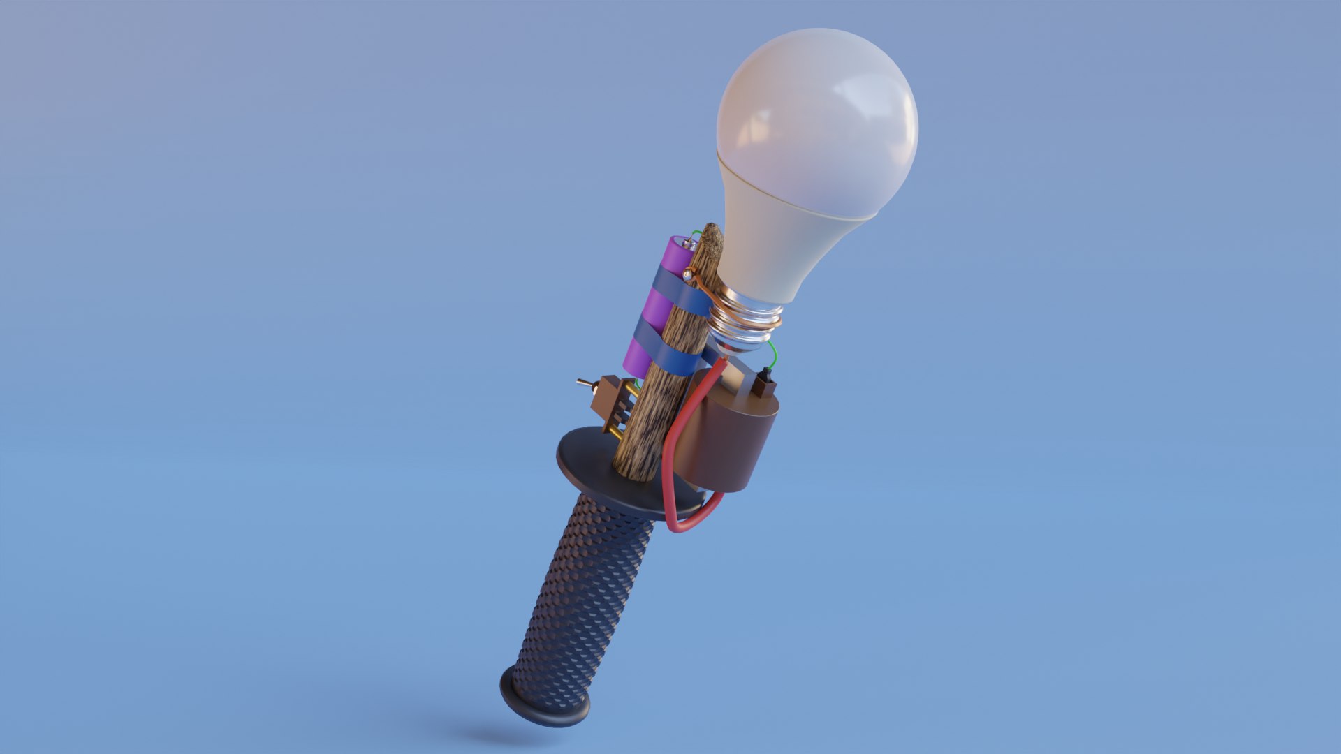 3D apocalypse flashlight model - TurboSquid 2045107