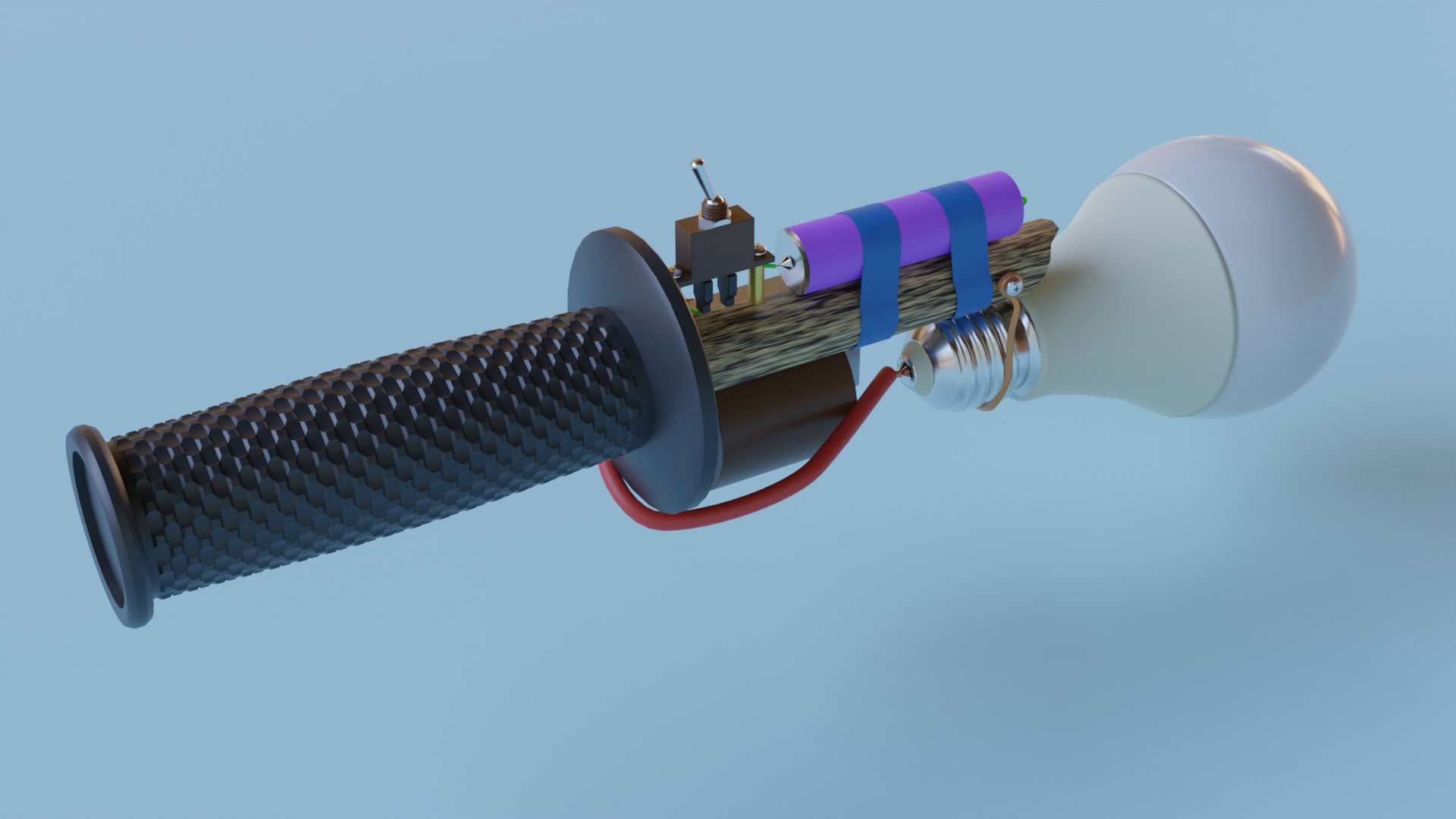 3D apocalypse flashlight model - TurboSquid 2045107