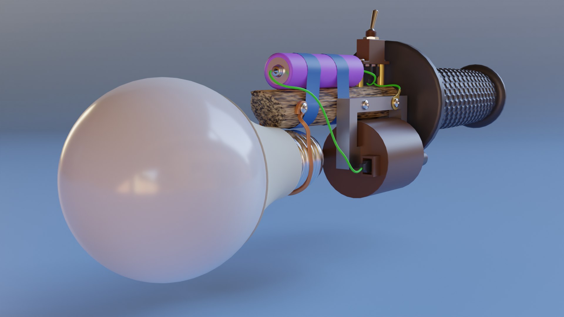 3D apocalypse flashlight model - TurboSquid 2045107