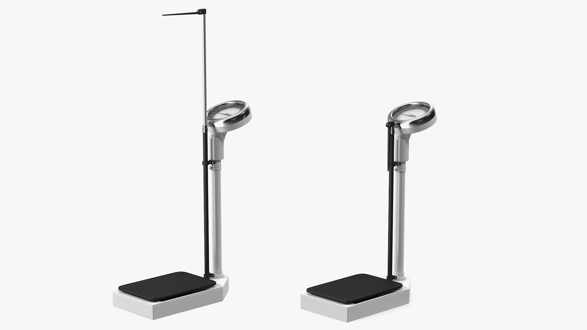 Height Measuring Rods With Physician Scales Collection 3D - TurboSquid ...
