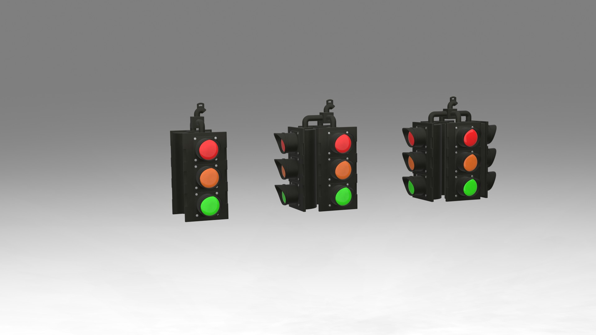 3D Model Traffic Lights Collection - TurboSquid 2159974