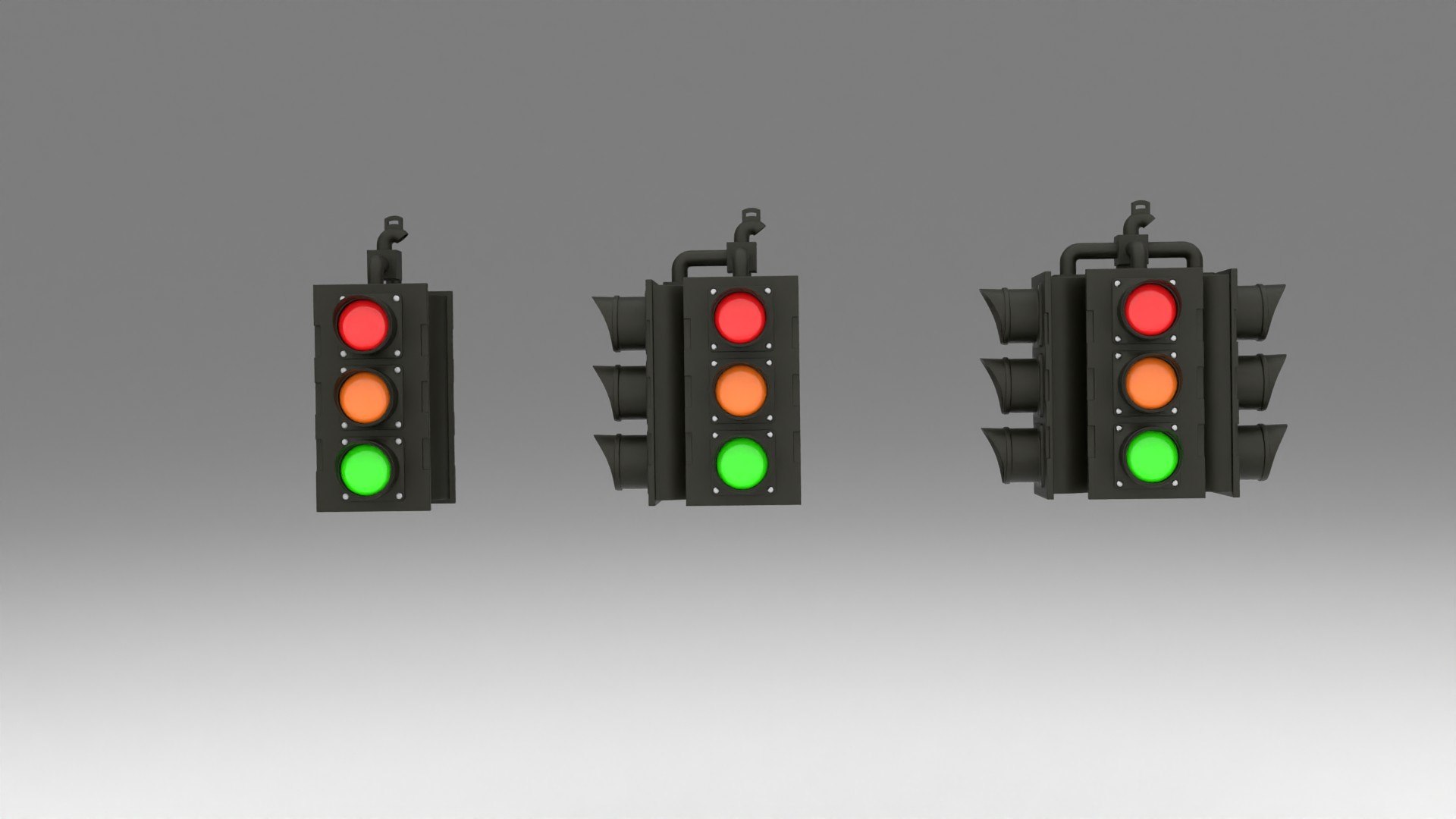 3D Model Traffic Lights Collection - TurboSquid 2159974