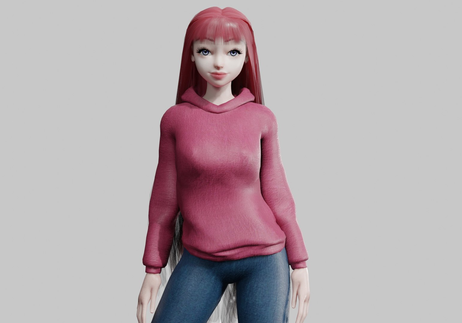 Sweet Cute Woman V29270 3D Model - TurboSquid 2277229