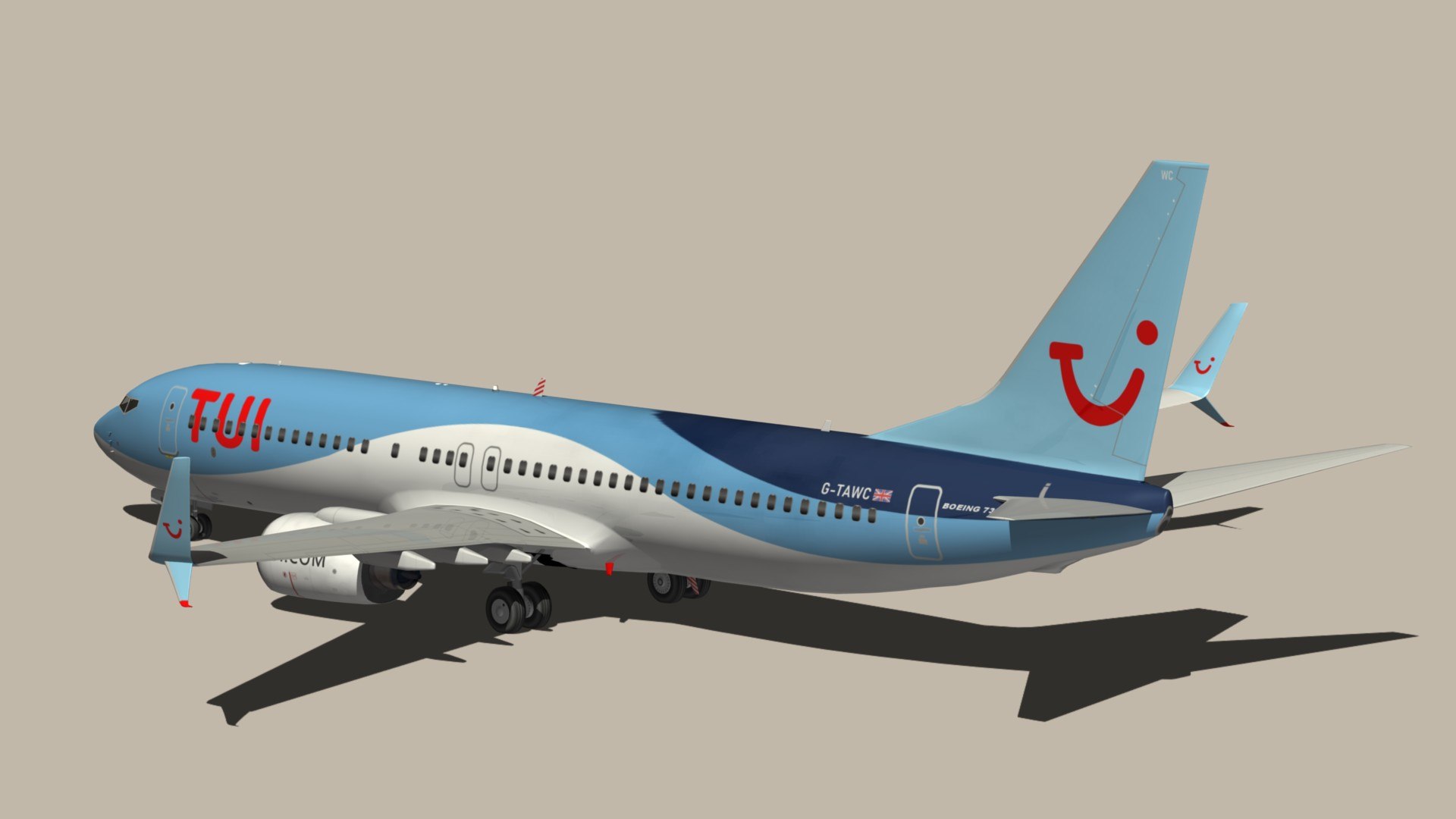 Boeing Tui 3D Model - TurboSquid 1471392
