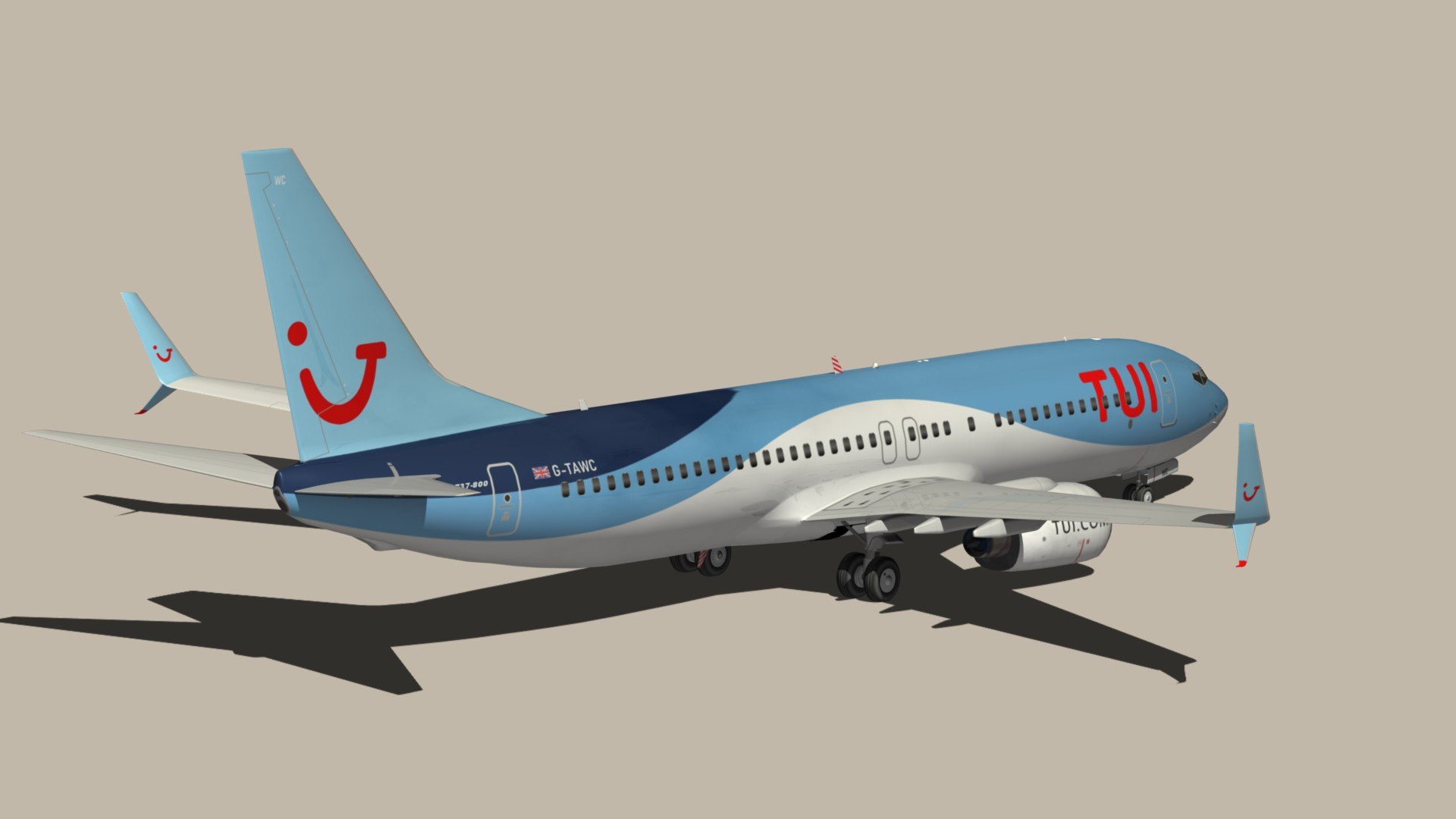 Boeing Tui 3D Model - TurboSquid 1471392