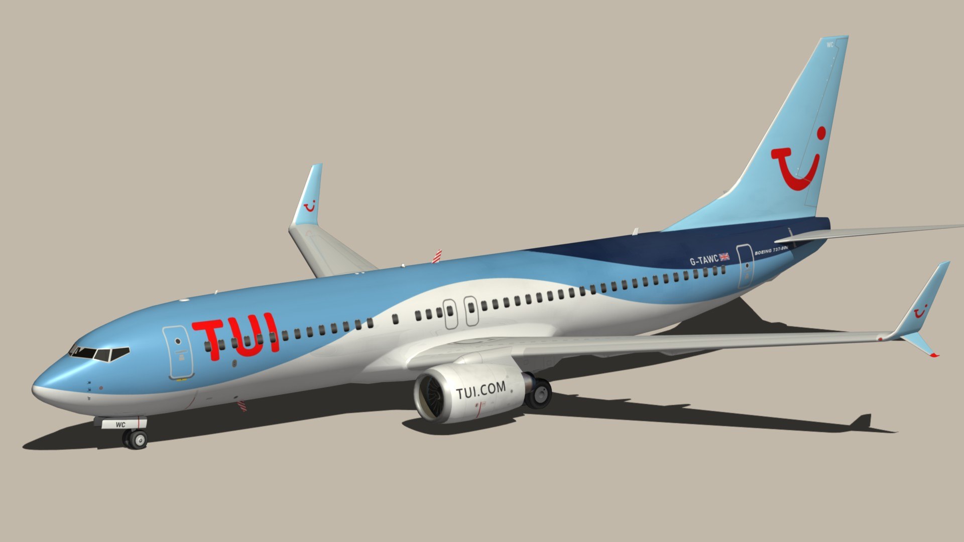 Boeing Tui 3D Model - TurboSquid 1471392