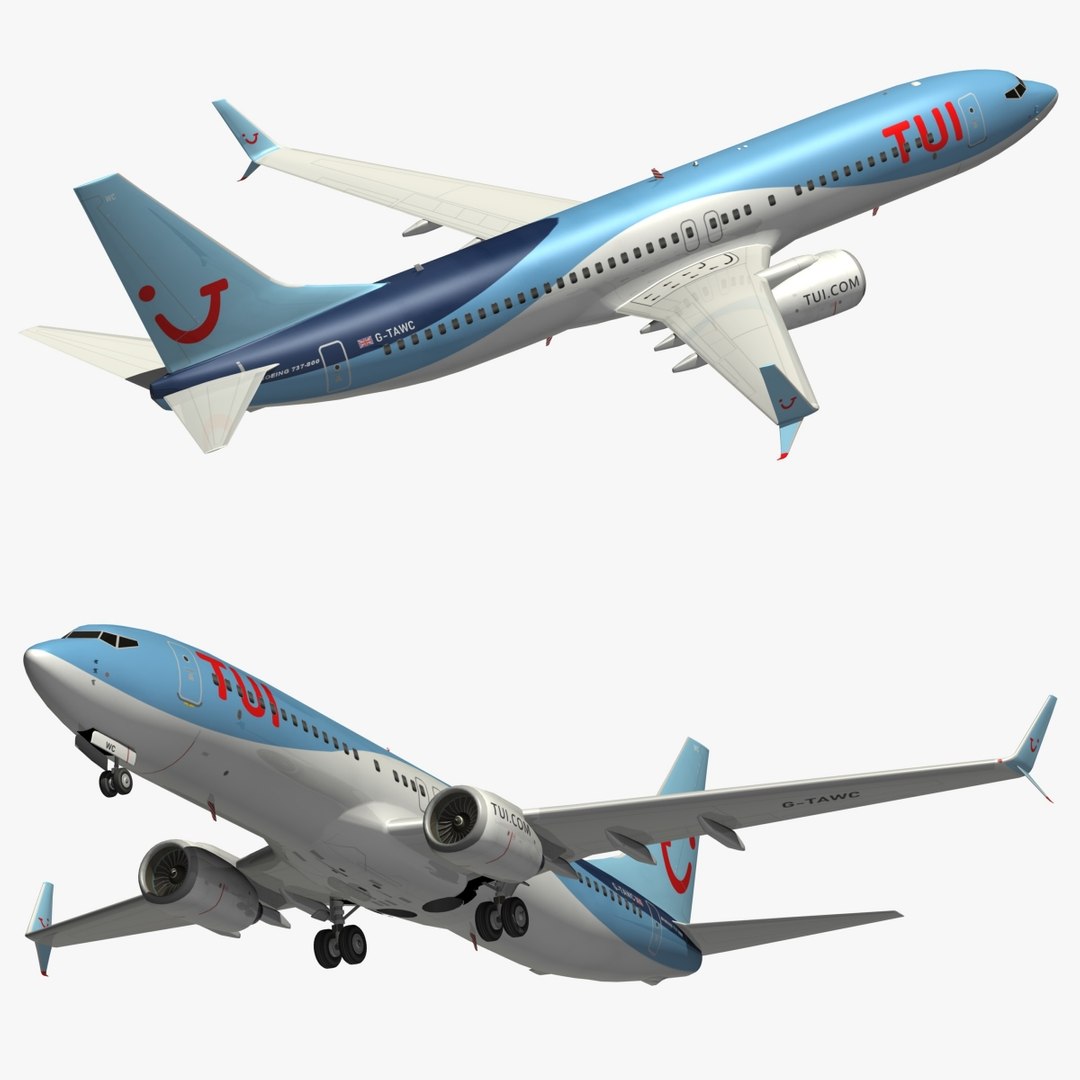 Boeing tui 3D model - TurboSquid 1471392
