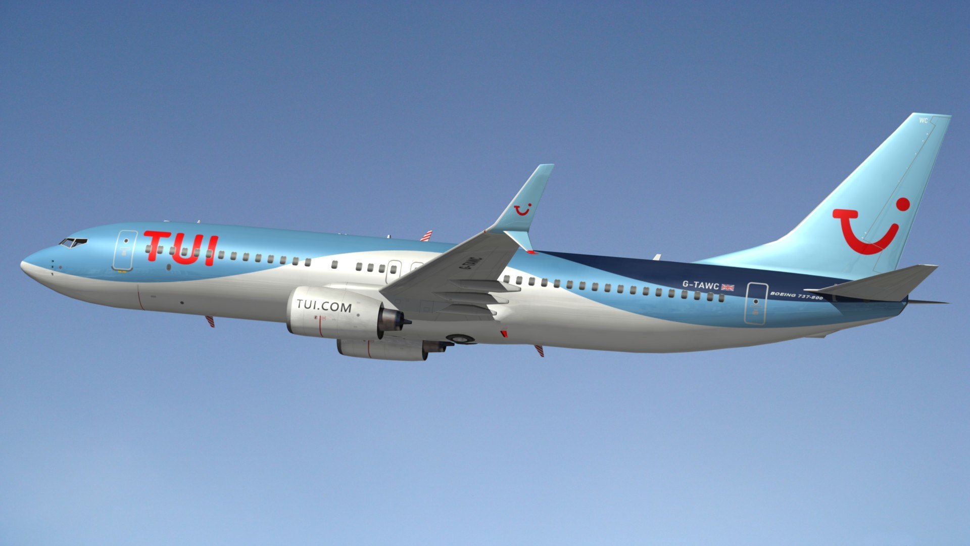 Boeing tui 3D model - TurboSquid 1471392