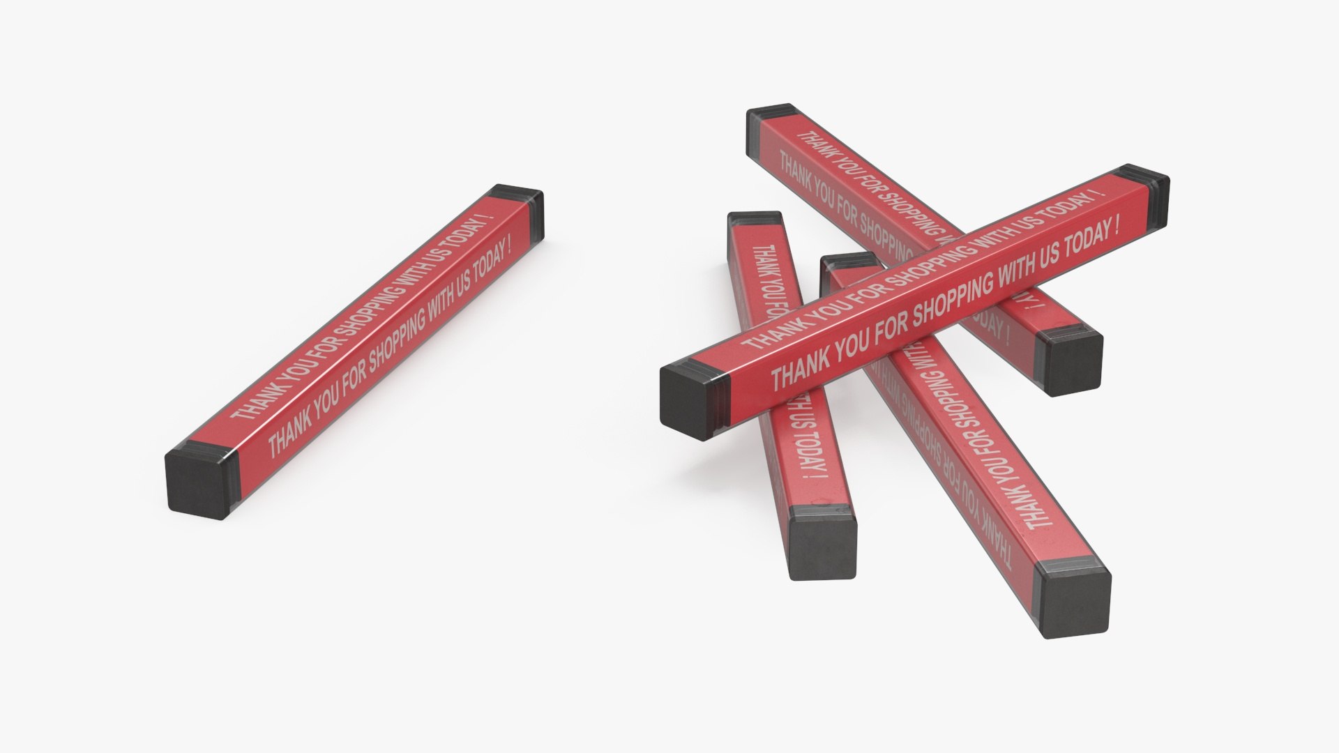 3D Checkout Lane Belt Divider Model - TurboSquid 2221520