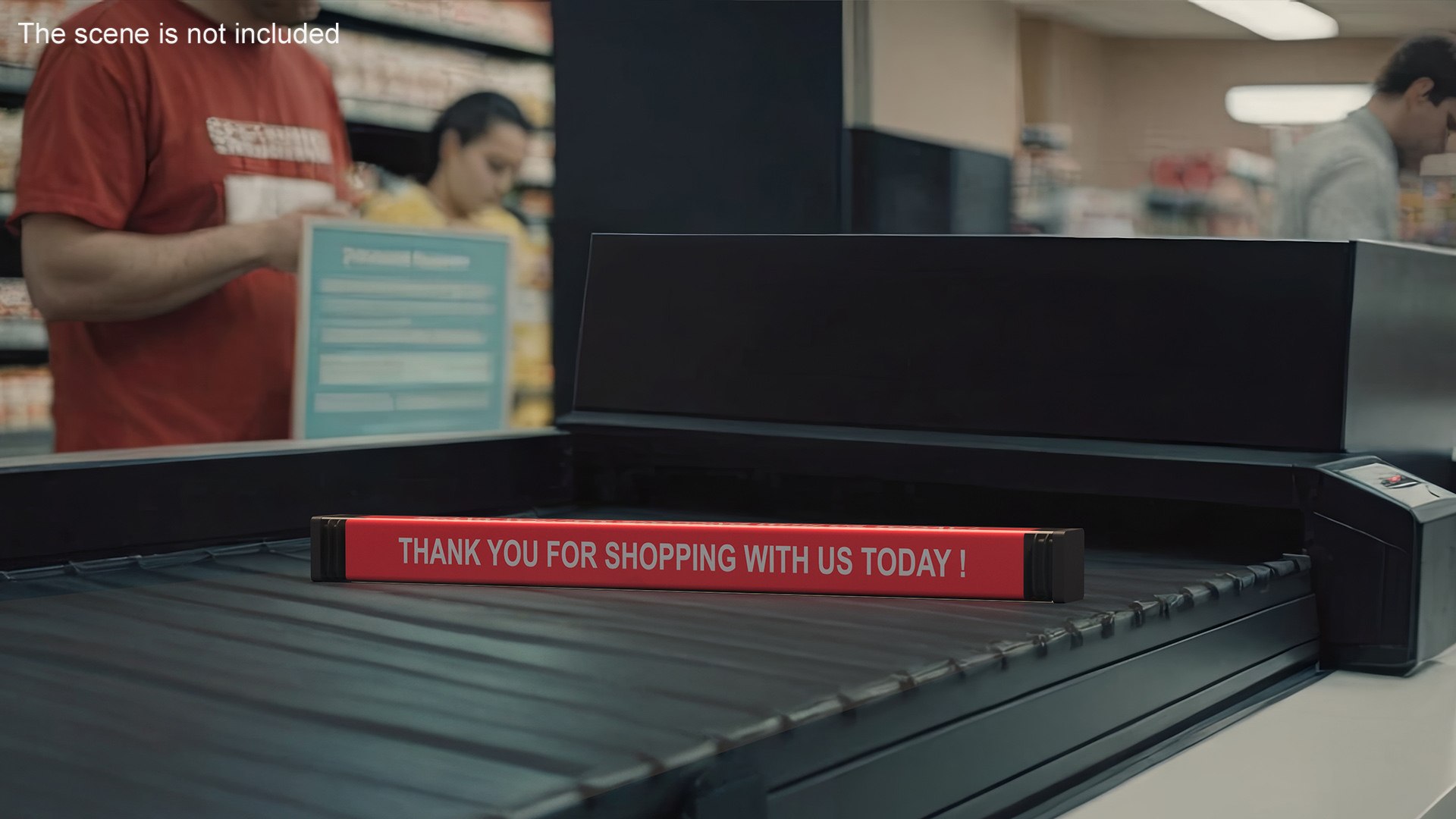 3D Checkout Lane Belt Divider Model - TurboSquid 2221520