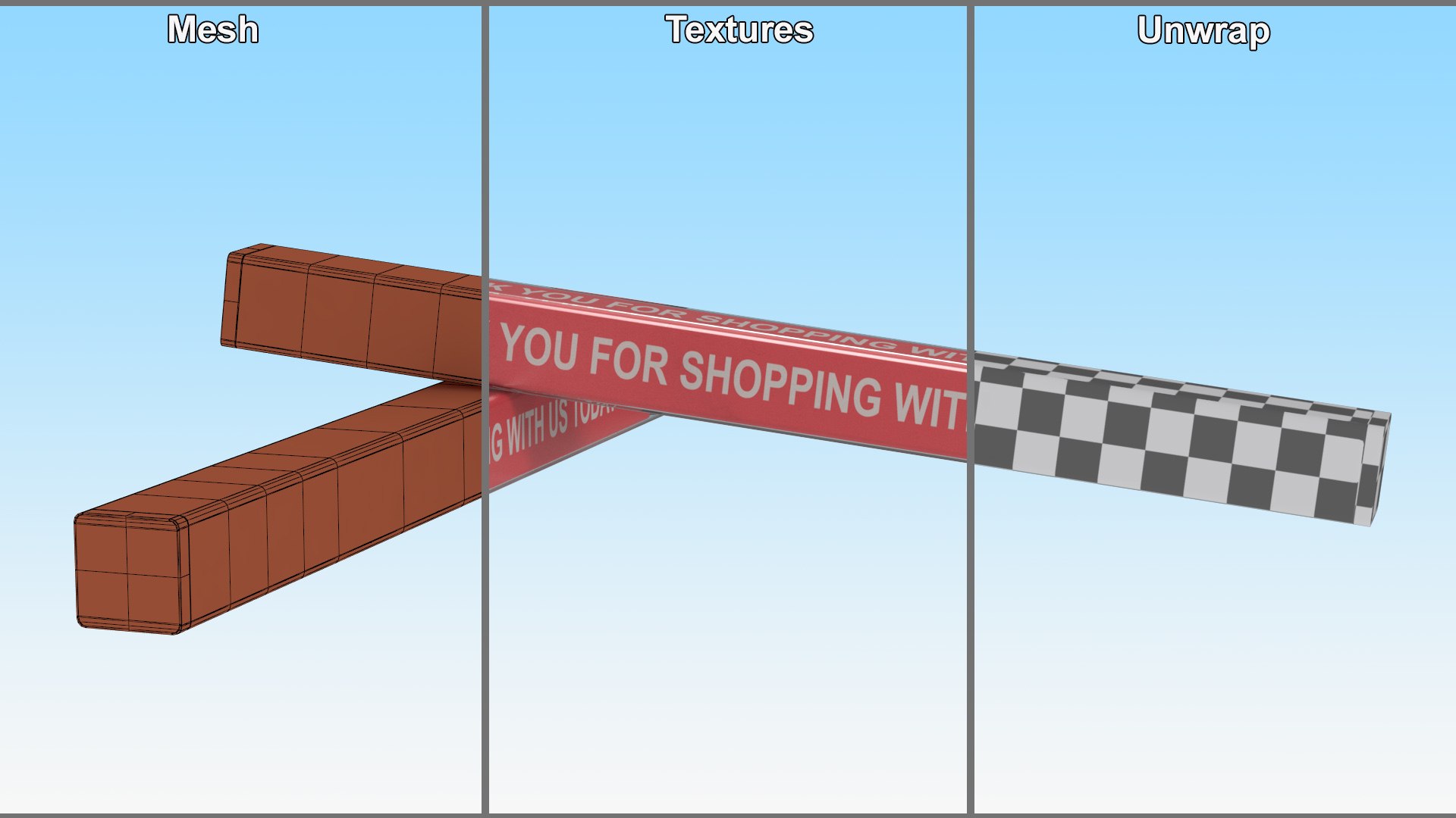 3D Checkout Lane Belt Divider Model - TurboSquid 2221520