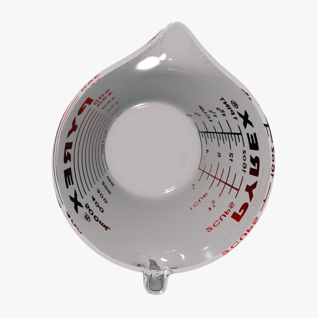 3D Pyrex Cup Measuring - TurboSquid 1584201