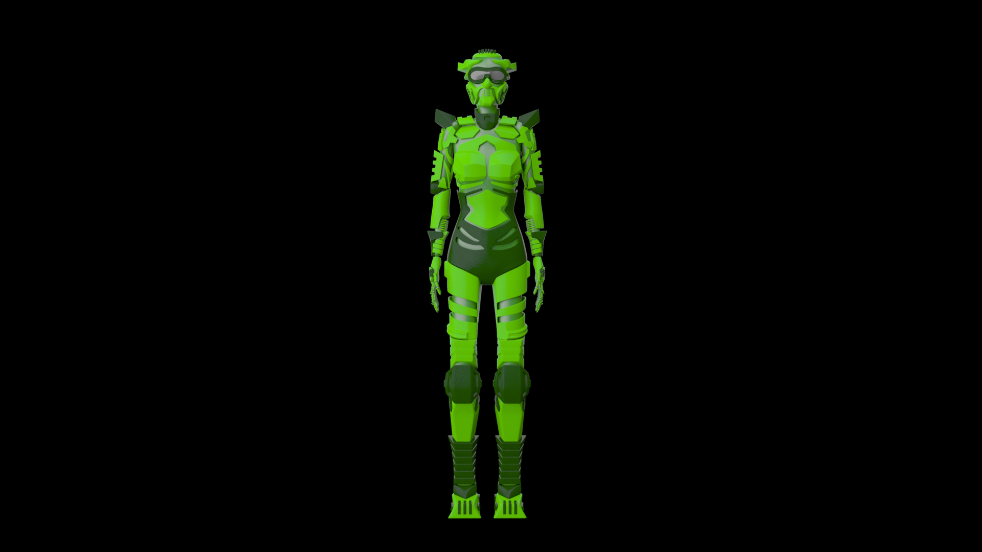 3D Female Robotic Character From Biped FRCB1 Model - TurboSquid 1971595