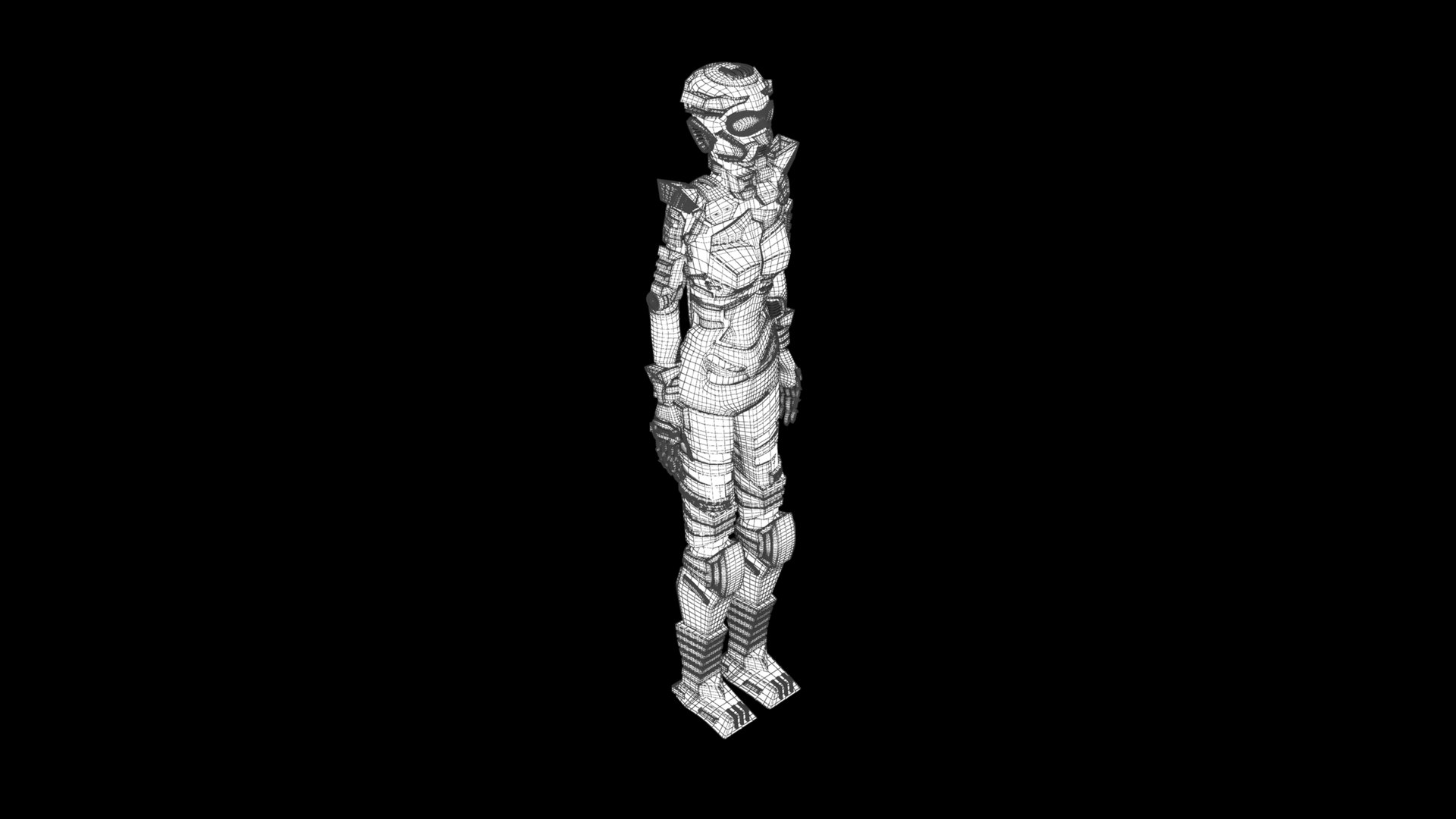 3D Female Robotic Character From Biped FRCB1 Model - TurboSquid 1971595