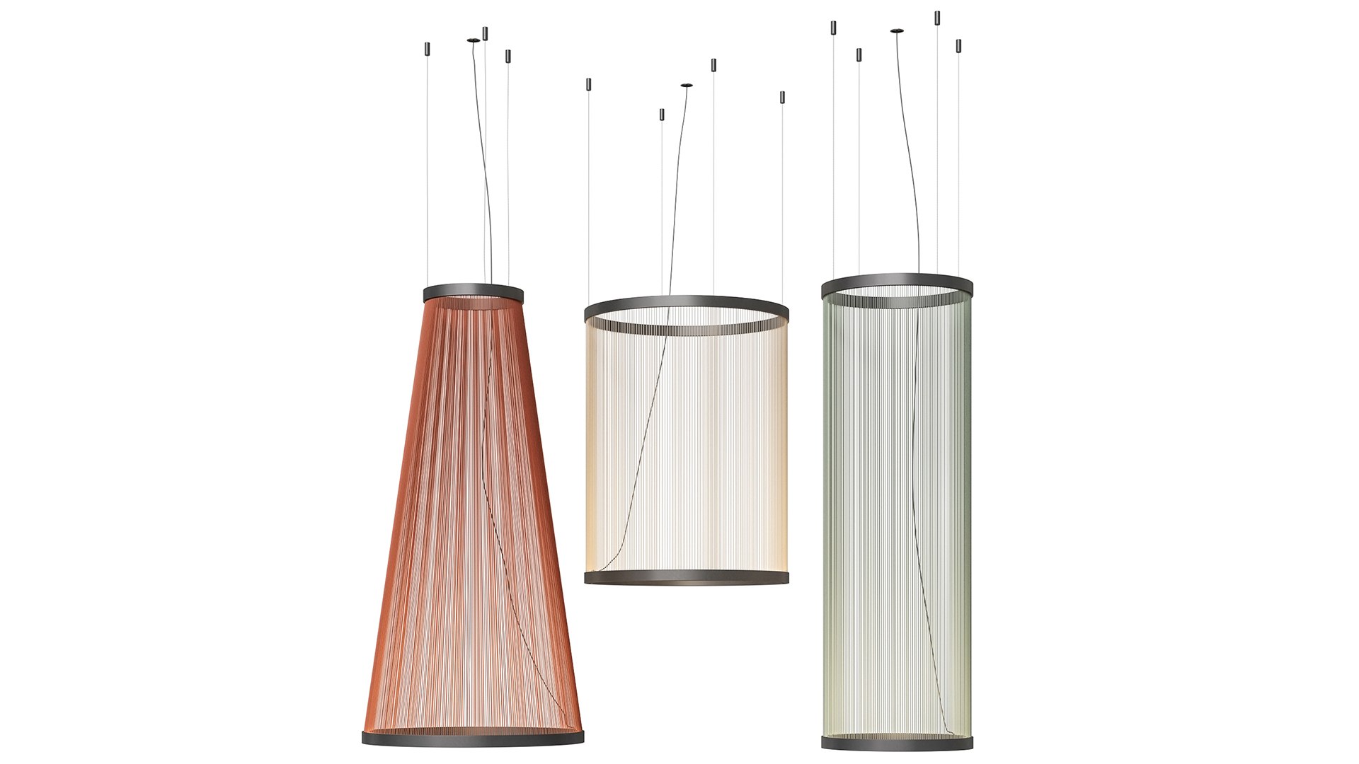 3D Vibia Hanging Lights Array - TurboSquid 2369567