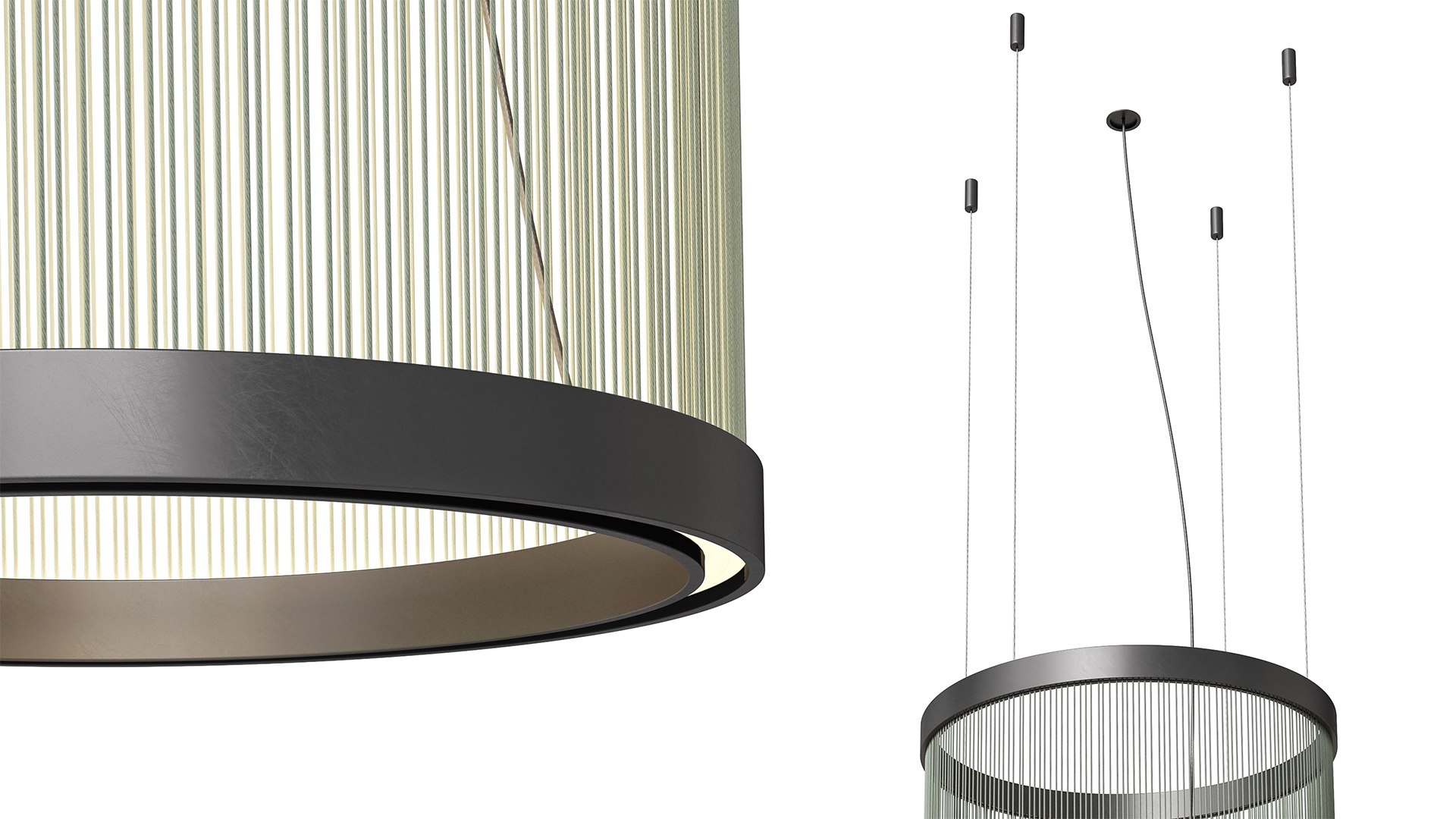 3D Vibia Hanging Lights Array - TurboSquid 2369567