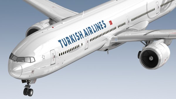 modelo 3d Boeing 777-300 ER Turkish Airlines - TurboSquid 814297