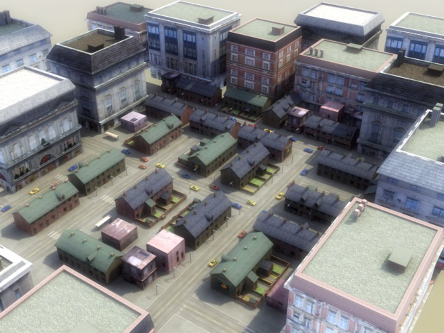 3d Udk Urban City Model