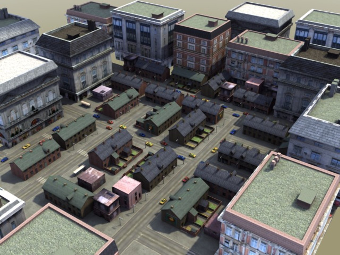 3d Udk Urban City Model