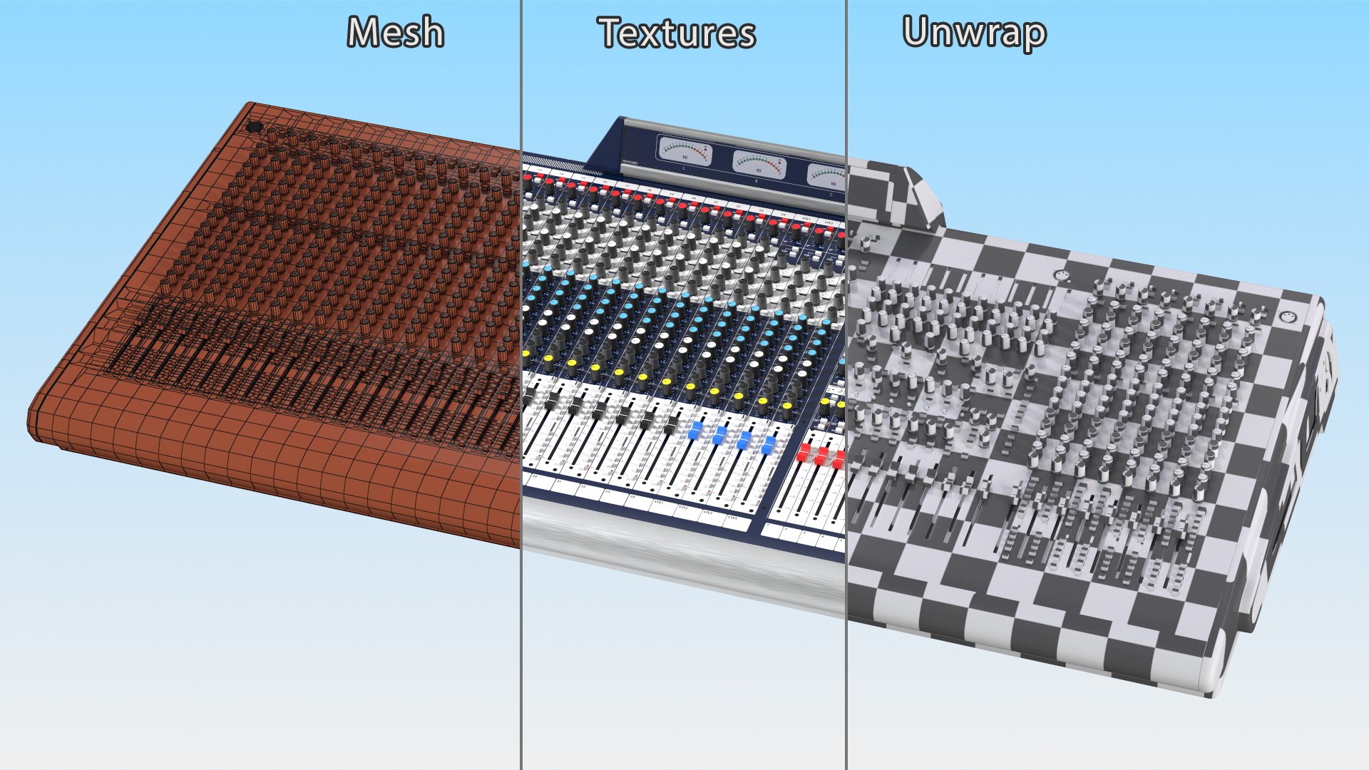 Professional Audio Mixer Model - TurboSquid 1942006