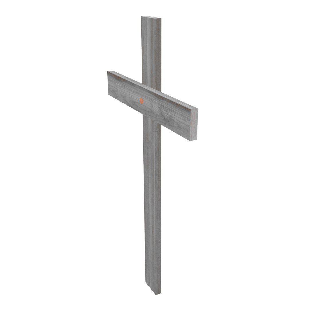 Wooden Cross 3D Model - TurboSquid 1884581