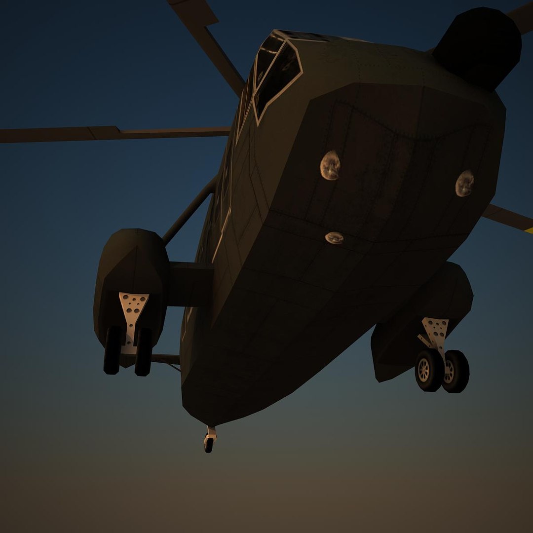 Sikorsky Rm2 Helicopter 3d Model