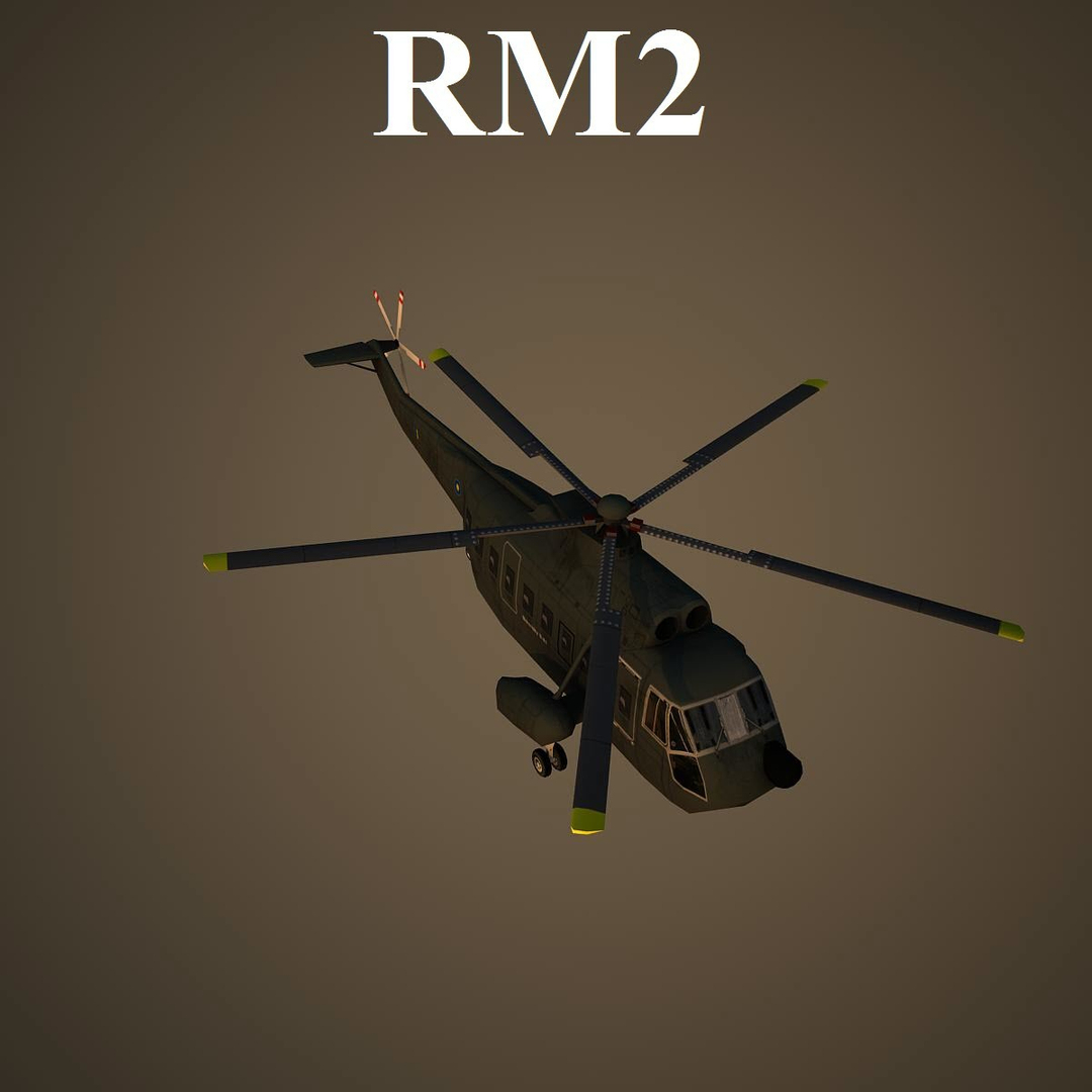 Sikorsky Rm2 Helicopter 3d Model