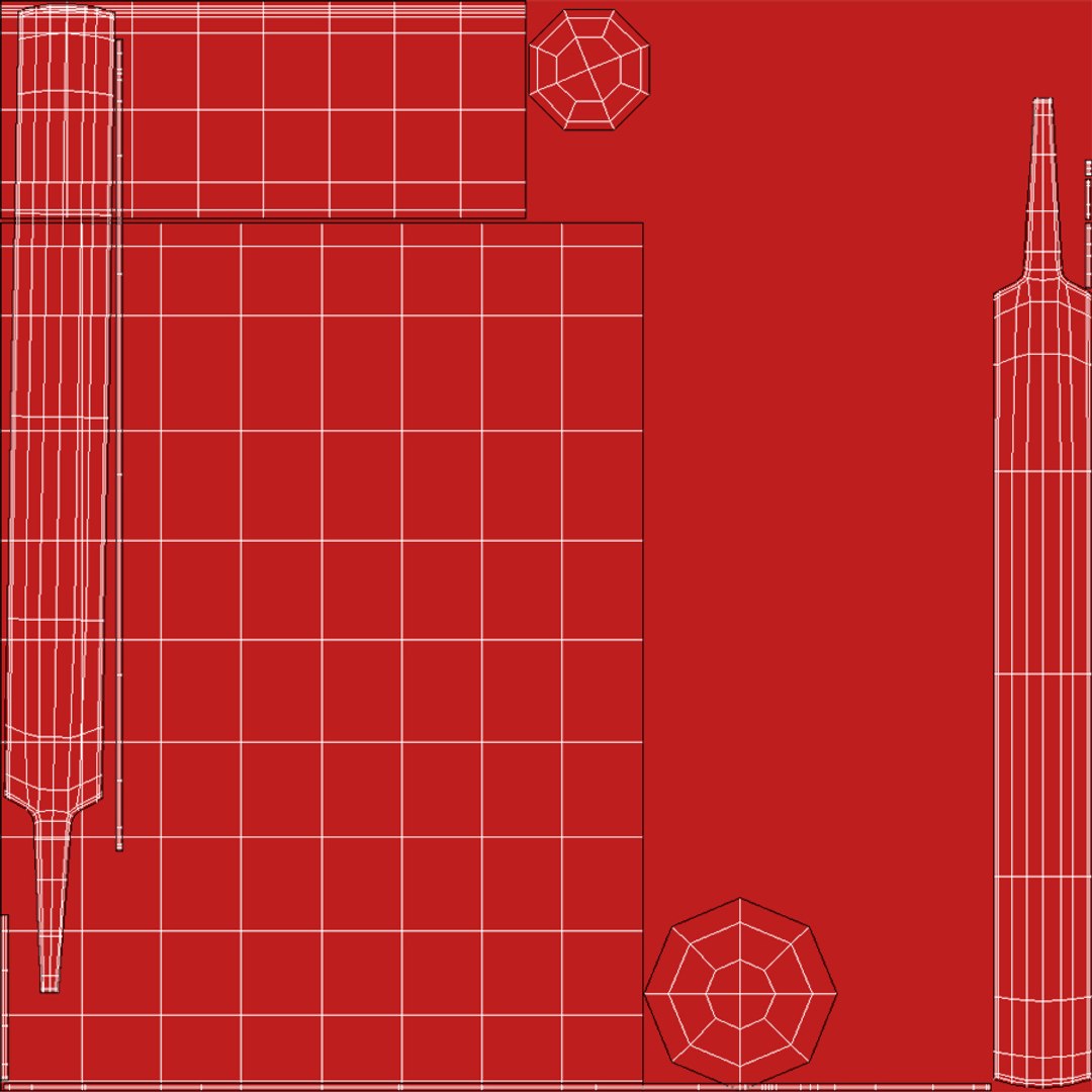 3D Red Flat File Model - TurboSquid 2149663